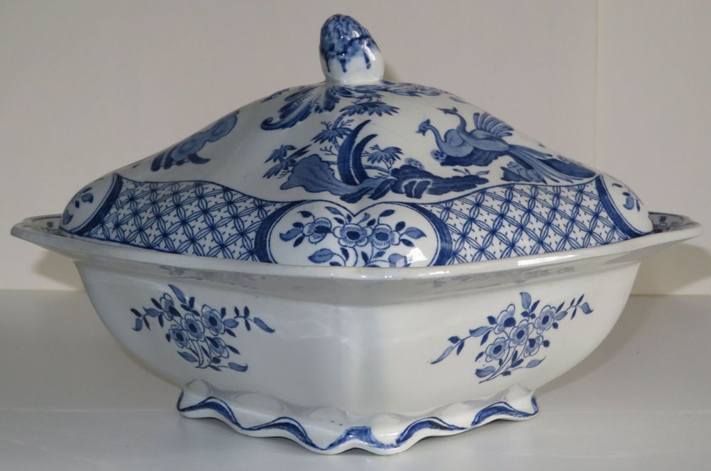 Servierschüssel mit Deckel, Furnivals Old Chelsea, um 1915 (Gebraucht ...