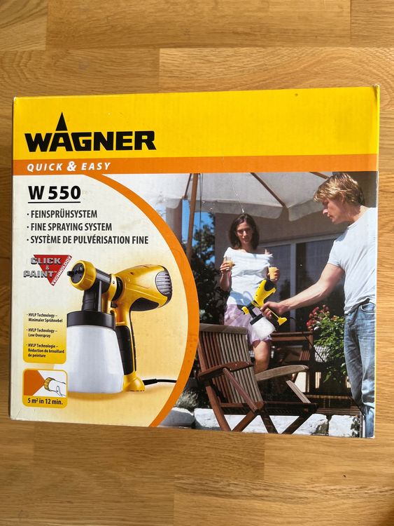 Spritzpistole Wagner Quick & Easy Feinsprühsystem W550 | Kaufen auf Ricardo