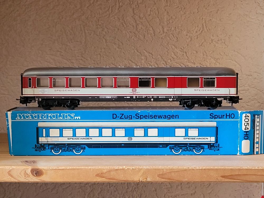 Märklin H0 4054 - D-Zug Speisewagen DB (WR üm 132) mit OVP (Gebraucht ...