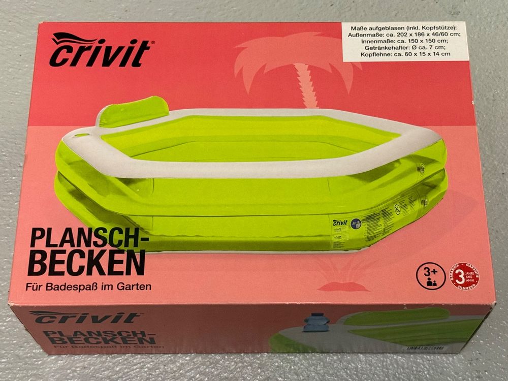 Crivit Aufblasbares Planschbecken, Inflatable Pool (Neu und ...