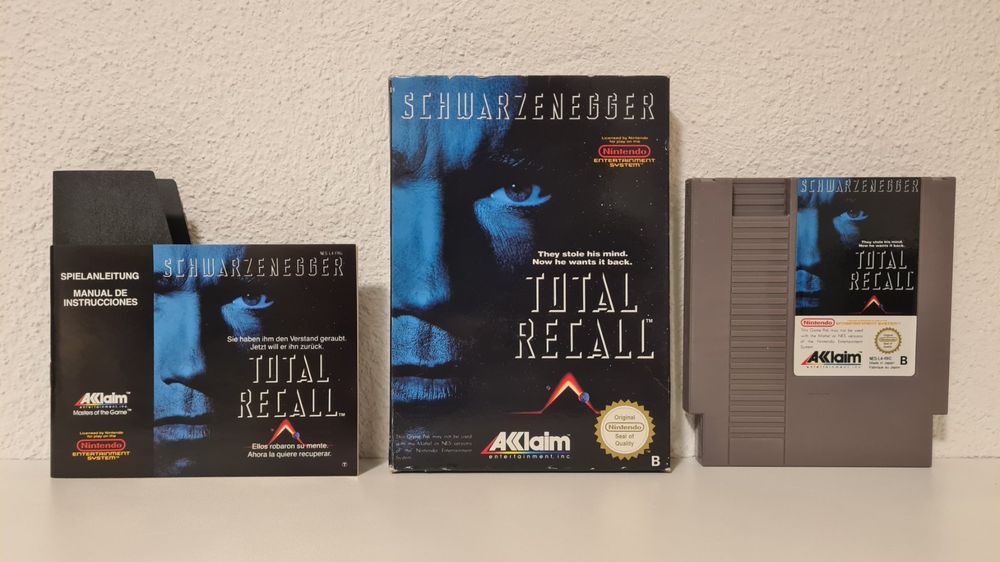 Arnold Schwarzenegger TOTAL RECALL -CIB / Pal B Nintendo NES (Gebraucht ...