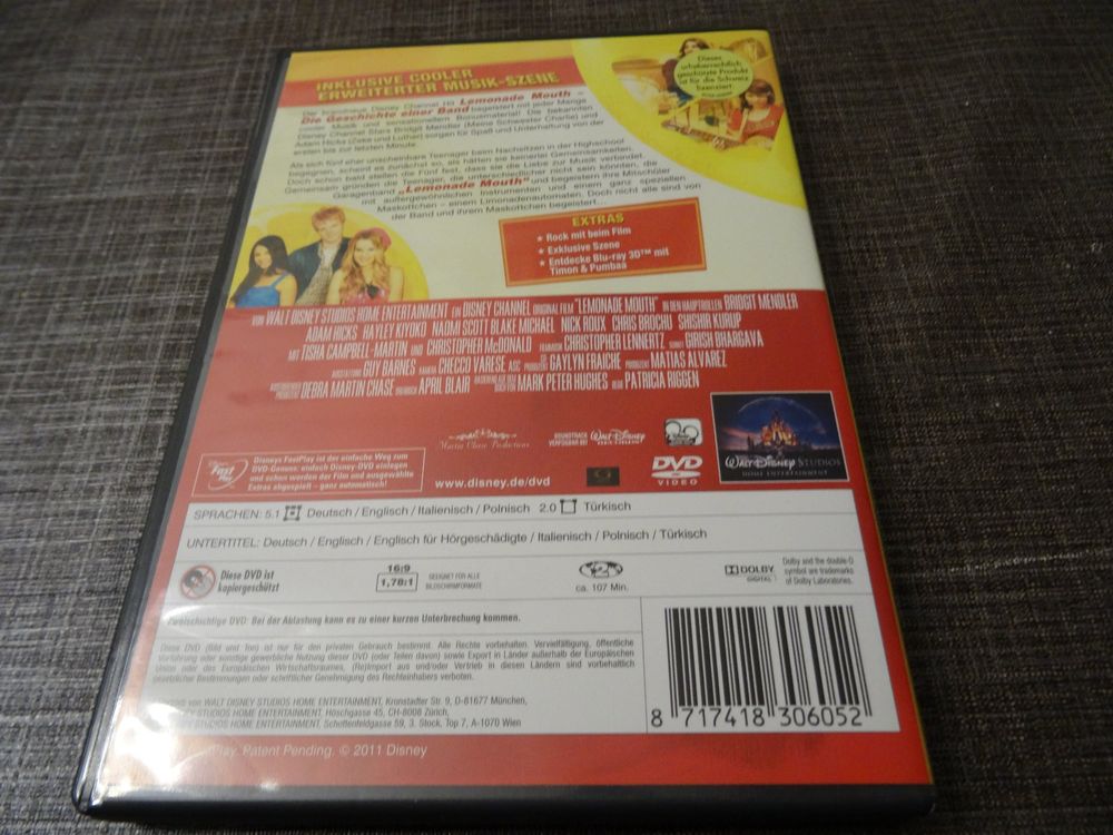 Lemonade Mouth Die Geschichte einer Band DVD (Gebraucht) in Olten für ...