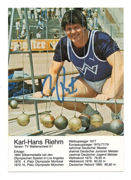 KARL HANS RIEHM OLYMPIA SILBER 1984 (Gebraucht) in Basel für CHF 11 ...