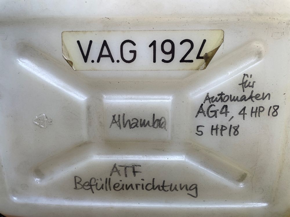 VAG 1924 Automatenöl Befülleinrichtung (Gebraucht) in Zürich für CHF 80 ...