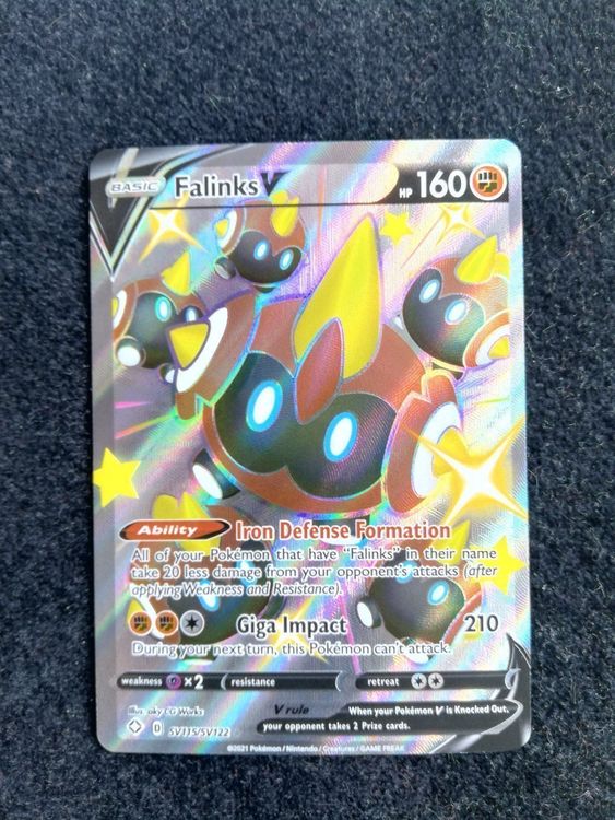 Shining Fates - FULL ART Shiny Falinks V (Gebraucht) in Le Locle für ...