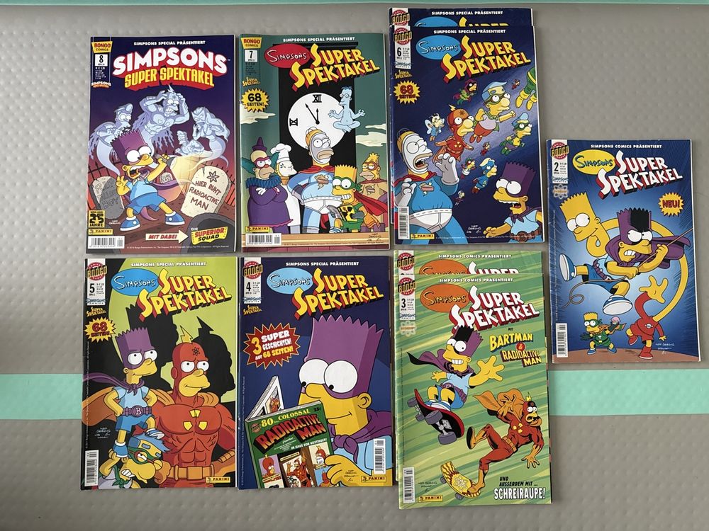 Simpsons Comics Sammlung Super Spektakel 2-8 | Kaufen auf Ricardo