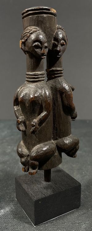 Afrikanische Doppelfigur aus Holz | Kaufen auf Ricardo