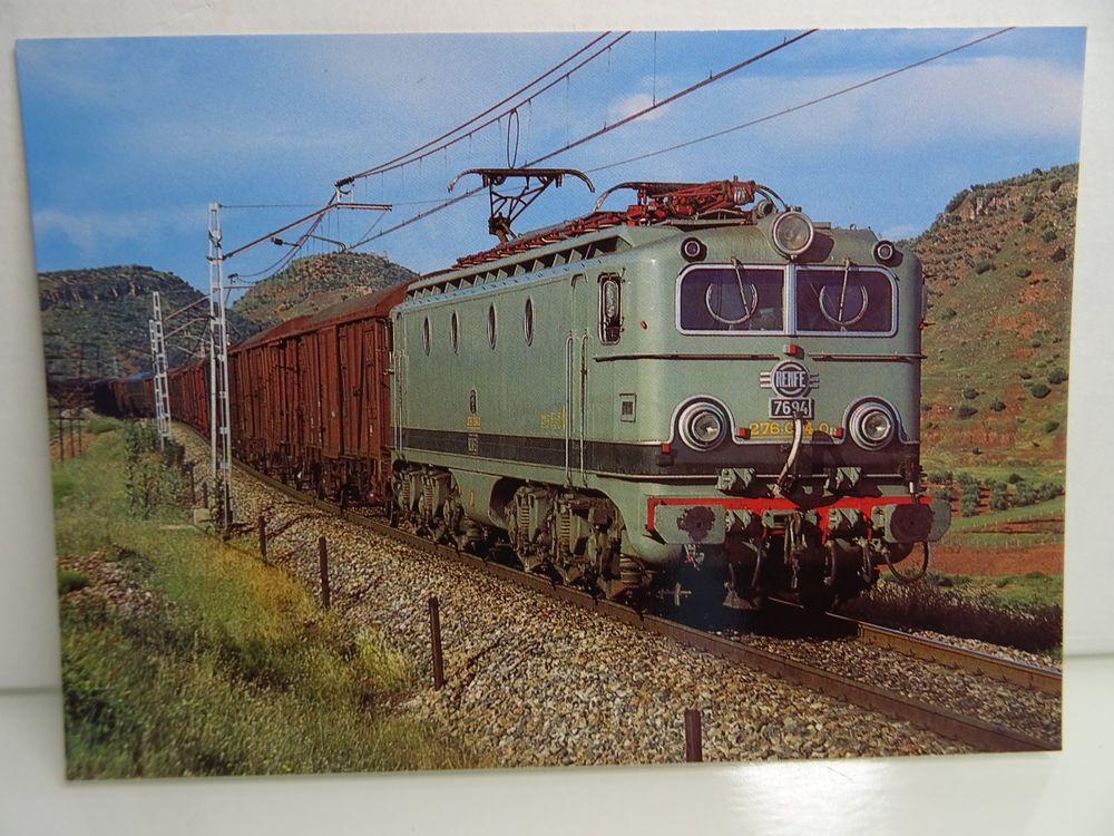 Postkarte Spanische RENFE E-Lok 276 094 Mai 1985 bei Baza. | Kaufen auf ...