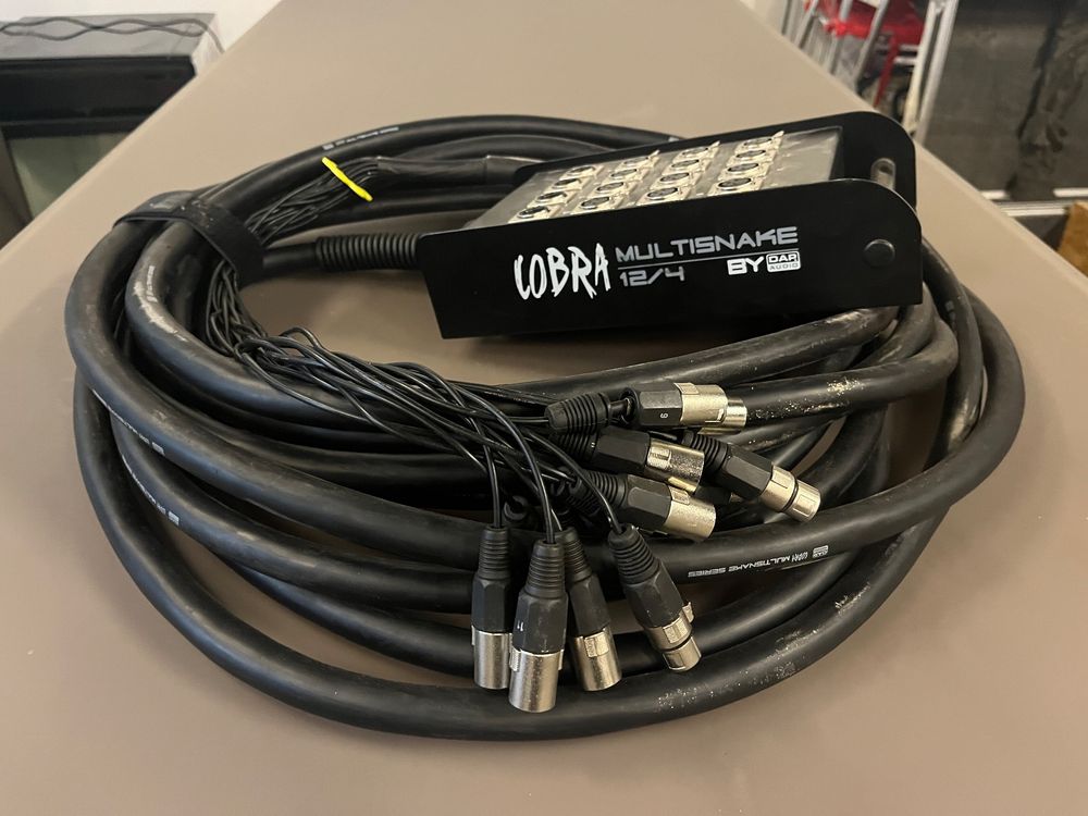 Multicore 12/4 Cobra Multisnake Stagebox DAP Audio 10m (Gebraucht) in ...