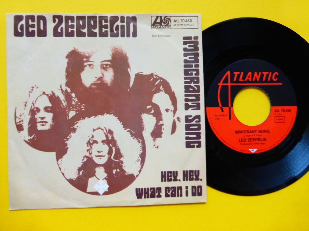LED ZEPPELIN 7" IMMIGRANT SONG | Kaufen auf Ricardo