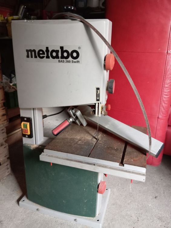 Scie à ruban Metabo BAS 260 Swift (D'occasion) à Sion pour CHF 120 – retrait uniquement ...