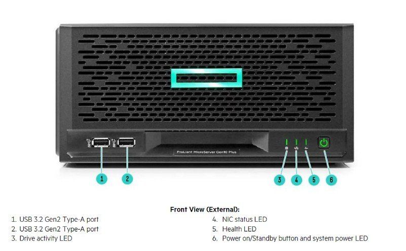 HPE ProLiant Microserver Gen10 / Intel Xeon / 32GB / 4.0TB (Gebraucht ...