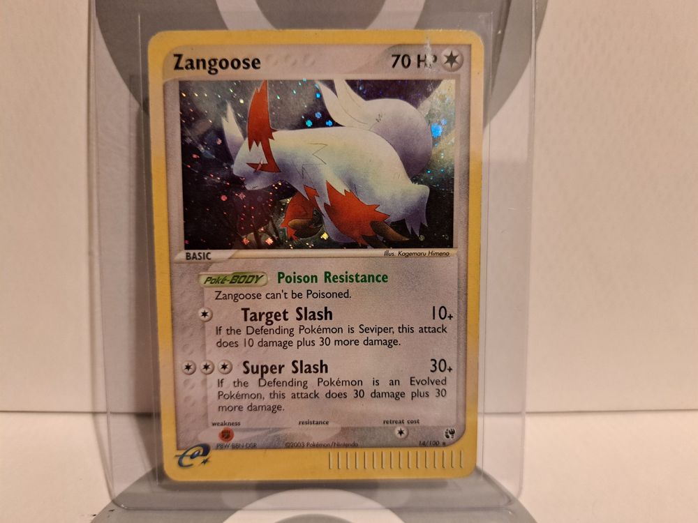 ZANGOOSE HOLO RARE POKEMON KARTE EX ERA 2003 (Gebraucht) in Uerzlikon ...