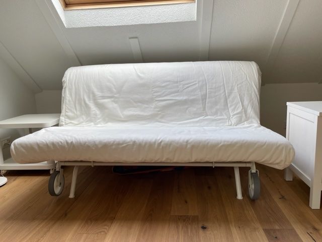 Ikea Bettsofa Bedingge, 160x200cm, mit weissem Überzug (Gebraucht) in Bottmingen für CHF 50 ...