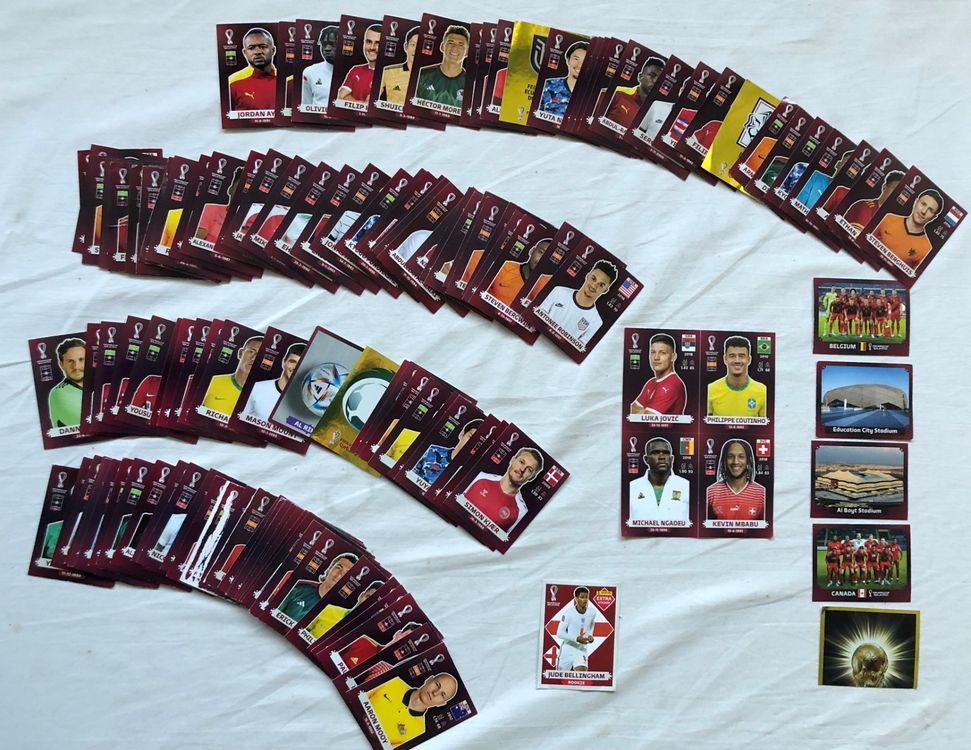127x Panini Stickers - FIFA WM 2022 - Katar [Oryx Edition] (Gebraucht ...