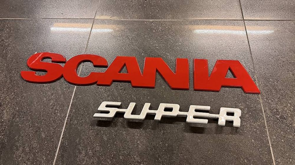 Scania Super Logo Schrift Emblem ab 1.- | Kaufen auf Ricardo