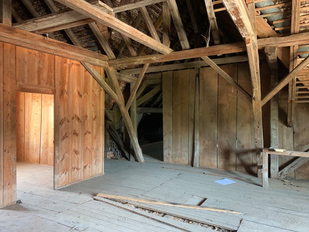 Dachstuhl, Sparren/Pfetten/Balken (Gebraucht) in Lobsigen für CHF 30 ...