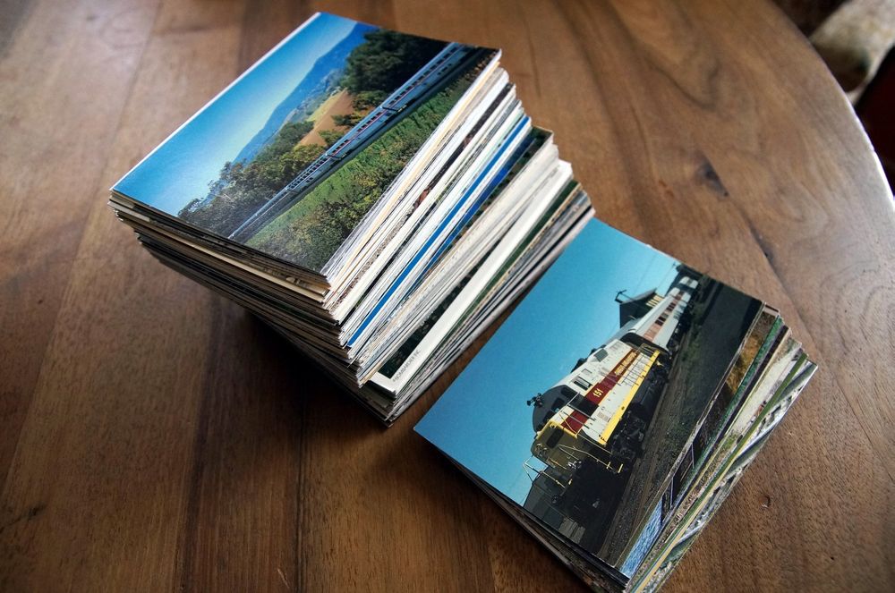 250 Eisenbahn-Ansichtskarten - Ausland mit Übersee (Gebraucht) in ...