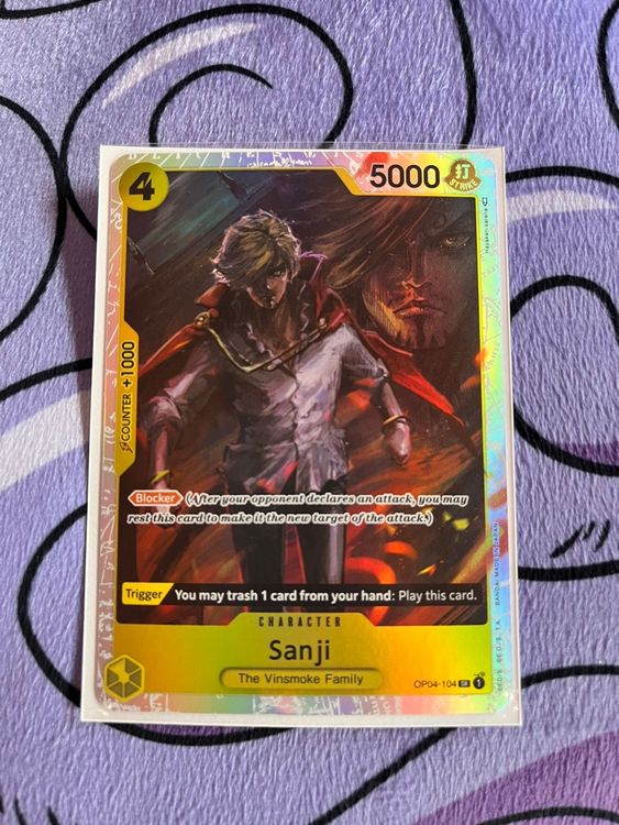 One Piece TCG Sanji OP04-104 ENG | Kaufen auf Ricardo