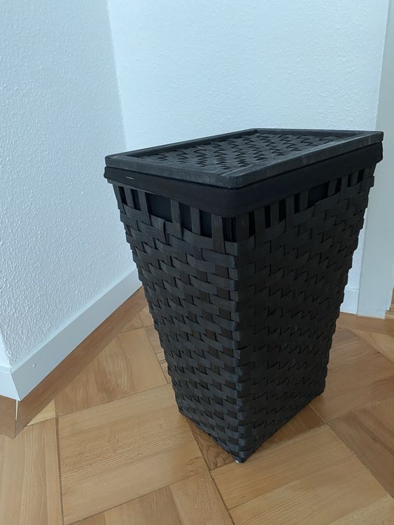 Ikea Waschekorb Schwarz