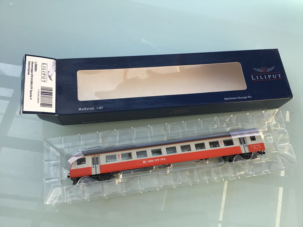 SBB, Swiss Express Steuerwagen 2ème Classe, Liliput L388884 (Gebraucht) in Chexbres für CHF 120 ...