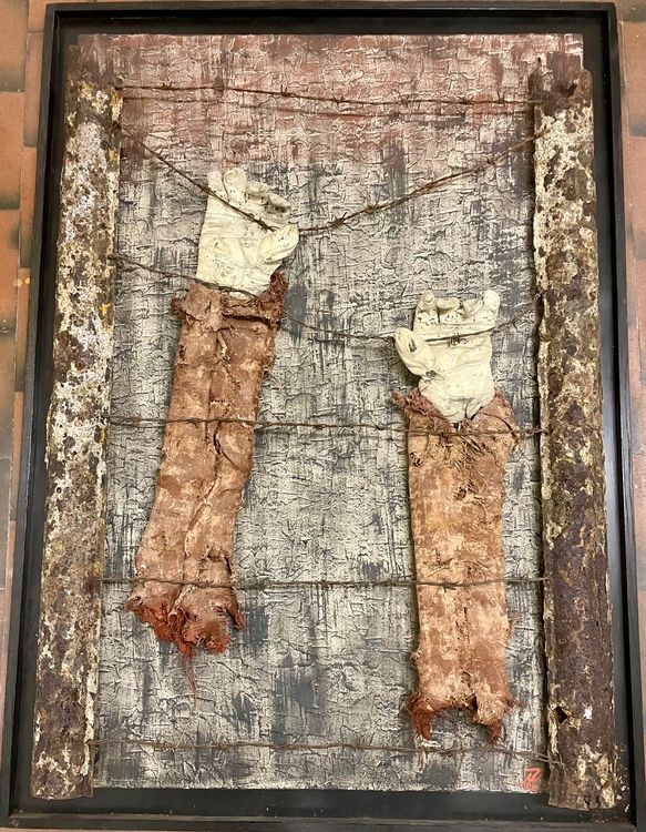 Grosse Interessante Mischtechnik Collage (Gebraucht) in Root für CHF 25 – nur Abholung auf ...