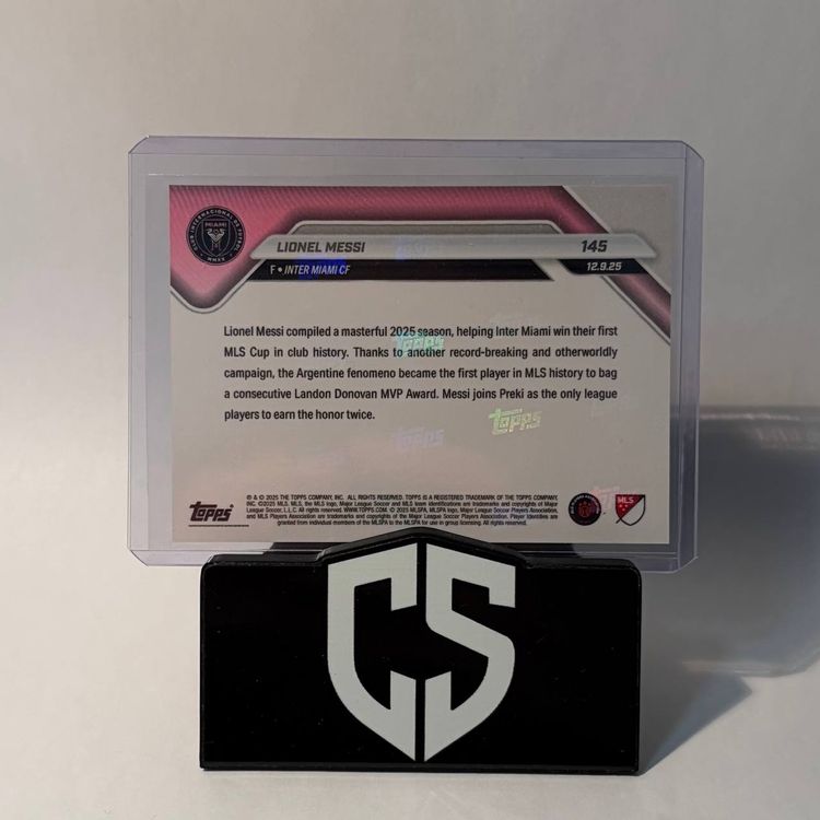 2025 Topps Now Lionel Messi Inter Miami Back-to-Back MVP (Gebraucht) in ...