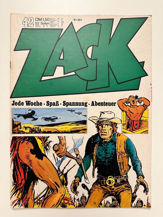 Rarität Zack Comics 42 von 1972 (Gebraucht) in Münsingen für CHF 8 ...