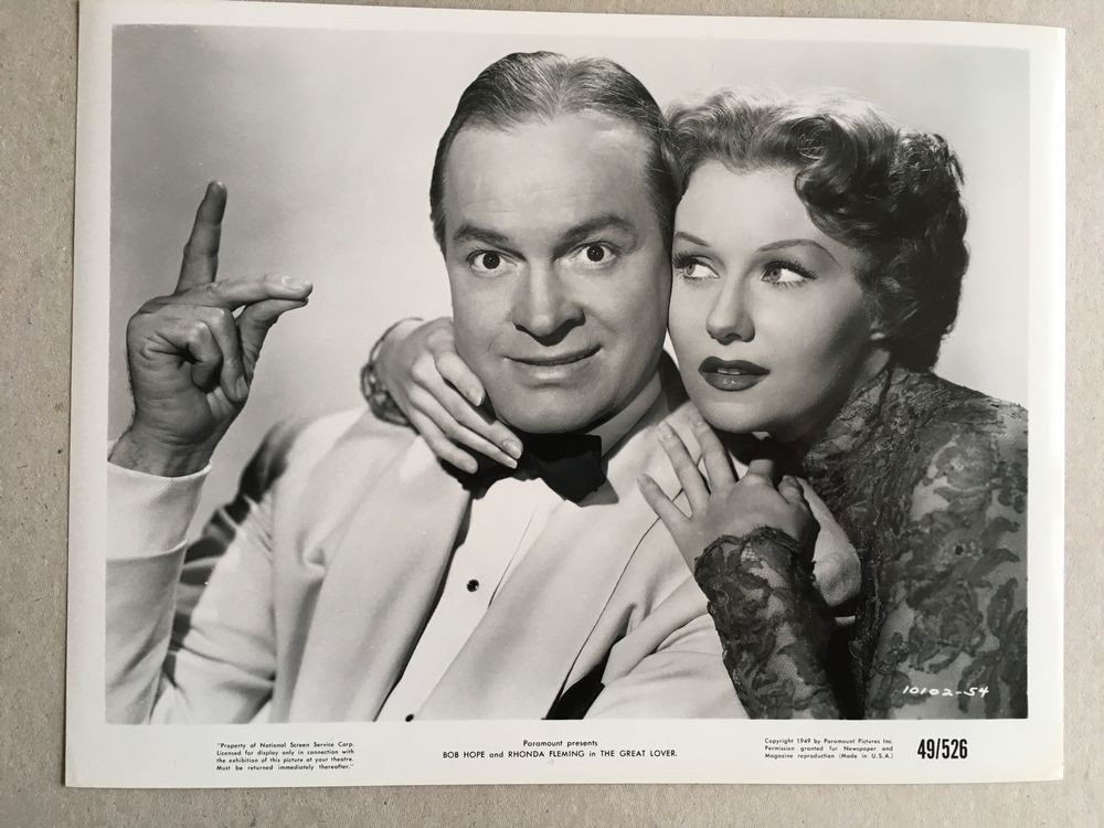 🟡Movie Foto Kinoaushang Star BOB HOPE / RHONDA FLEMING 40er (Gebraucht ...