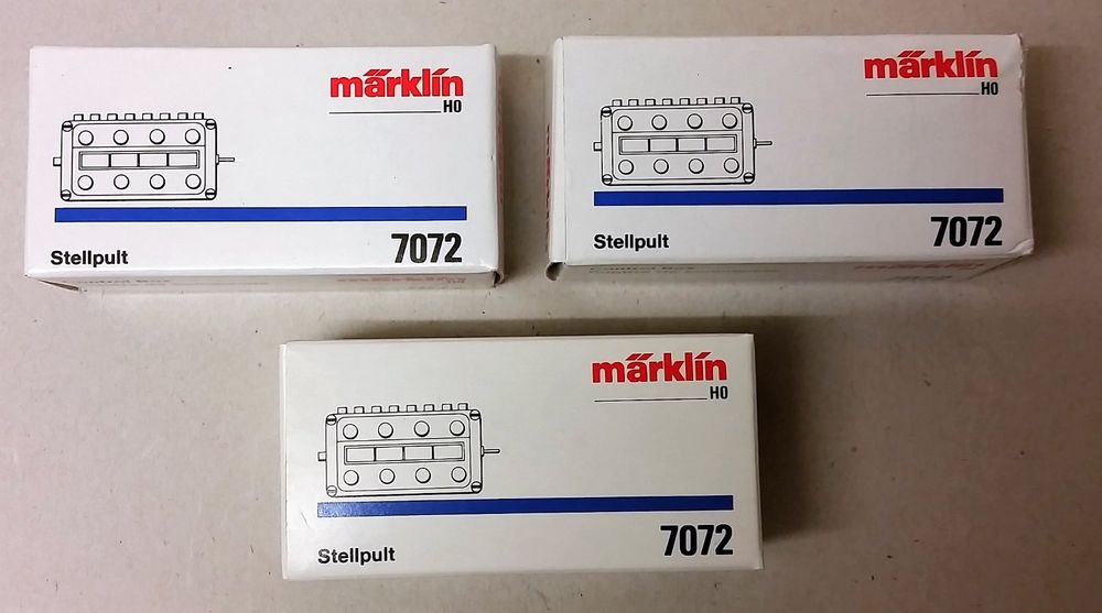 3 Märklin Stellpulte Nr. 7072 | Kaufen auf Ricardo