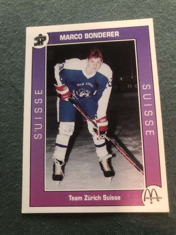 Marco Bonderer Pee Wee Hockey Card (Gebraucht) in Meierskappel für CHF ...