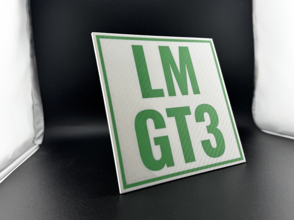 Sim-Racing Rig Deko LM GT3 Schild #LeMans (Neu und originalverpackt) in ...