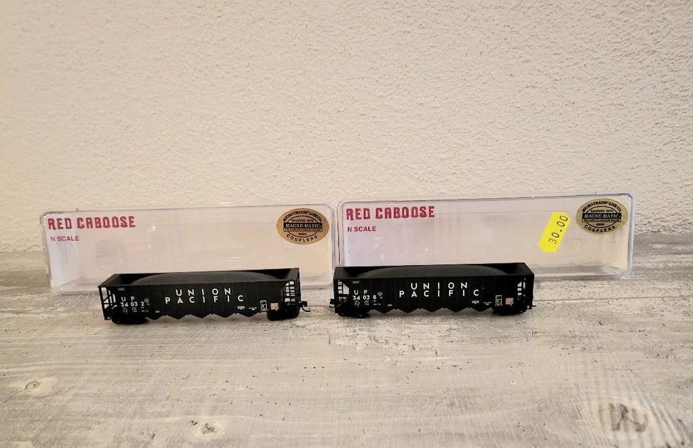 Union Pacific Red Caboose Hopper Spur N GW Set, max -50% (Neu (gemäss ...