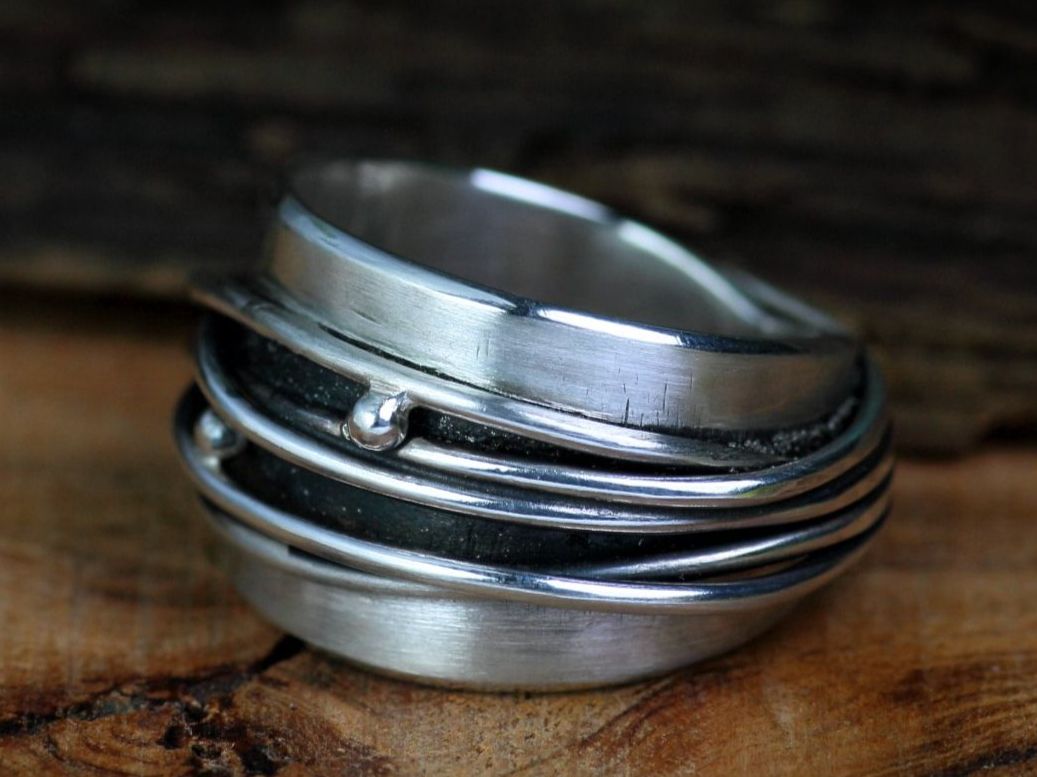INFINITUS NEXUS Ring in Silber 925 · Grösse EU 51 (Neu und ...