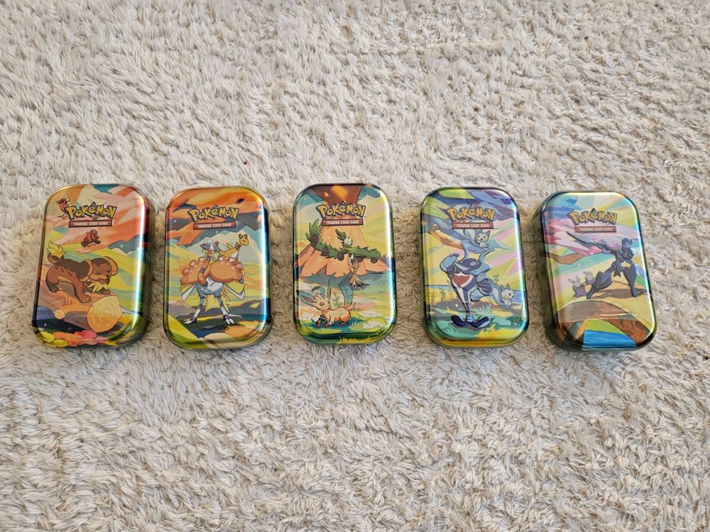 Pokémon TCG - Vibrant Paldea Mini Tins Art-Set (5x Tins) EN | Kaufen ...