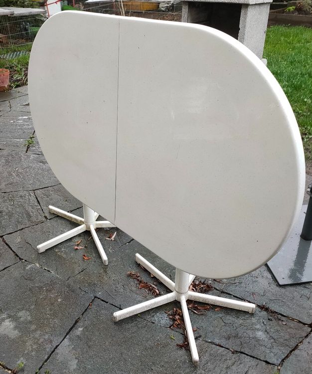 Schaffner Gartentisch Fieberglas 275/218/160 x 95 cm H 70cm (Gebraucht) in Zürich für CHF 20 ...