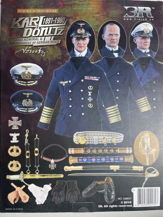 KARL DÖNITZ 1891-1980 Grand Amiral& President of Germanfeich (Gebraucht ...