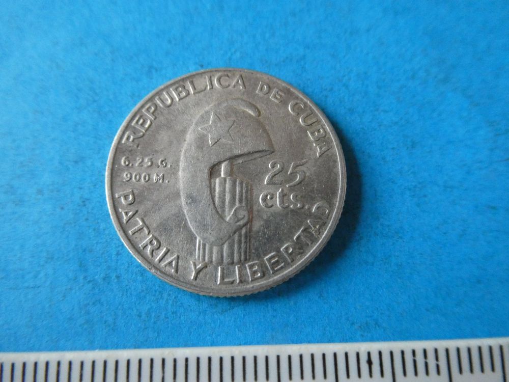 Cuba 1953, 25 Centavos - Silber | Kaufen auf Ricardo