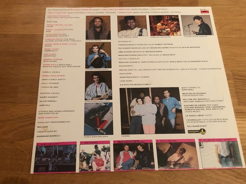 Zucchero Fornaciari. 1986 Rispetto (Gebraucht) in Faulensee für CHF 30 ...