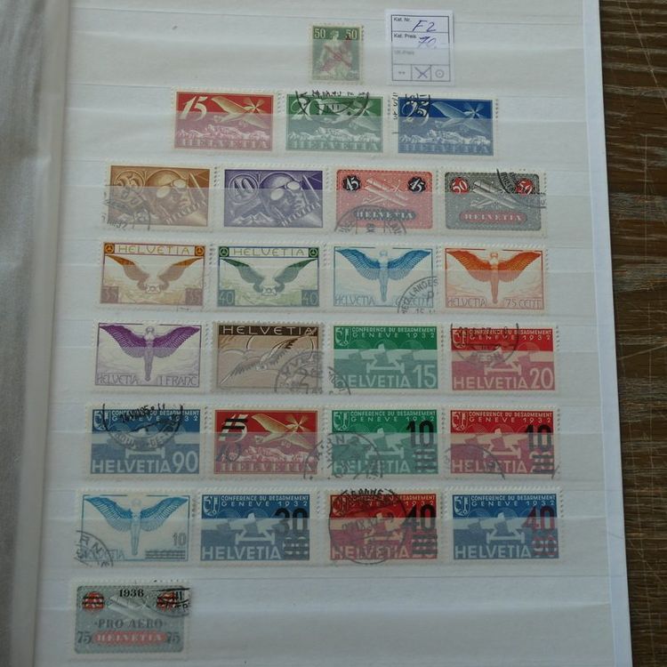 Div. FLUGPOST - MARKEN ab F2 / kompl. Inhalt siehe Bilder | Kaufen auf Ricardo