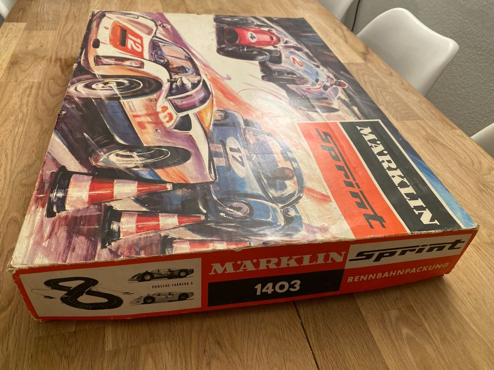 Autorennbahn Märklin Sprint 1403 mit Zubehör 1968 (Gebraucht) in bern für CHF 121 – mit ...