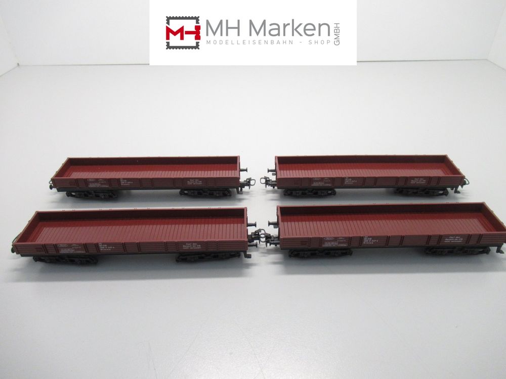 4 x Märklin 4473 Niederbordwagen AC der DB | Kaufen auf Ricardo