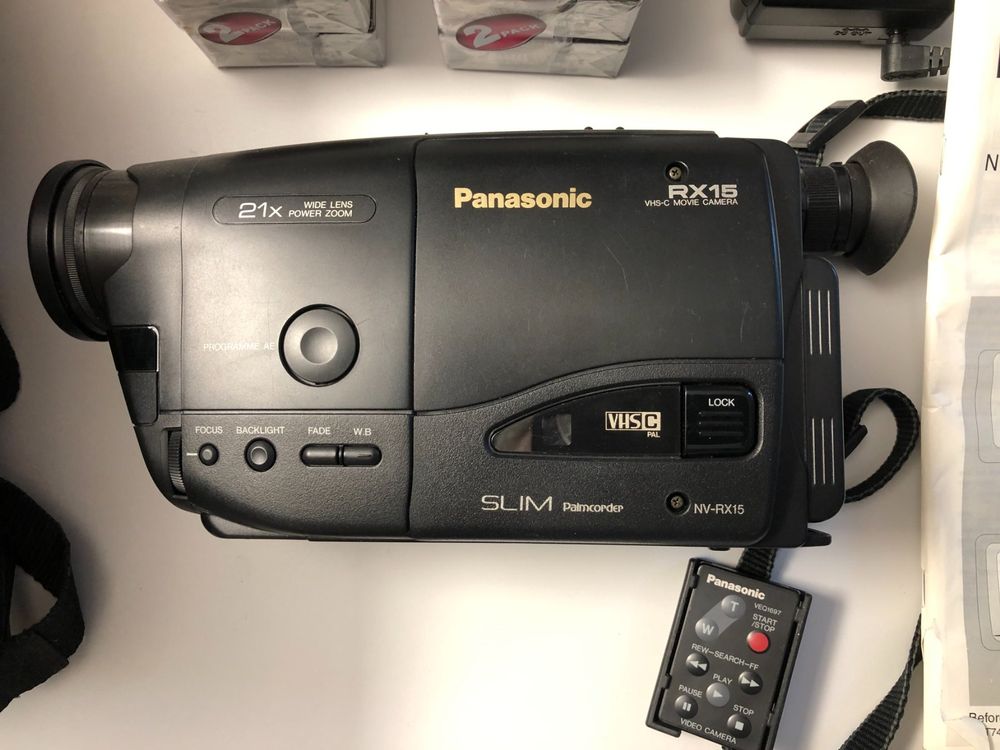 Panasonic VHS-C Videokamera Retro 90er Jahre (Gebraucht) in Wettingen ...