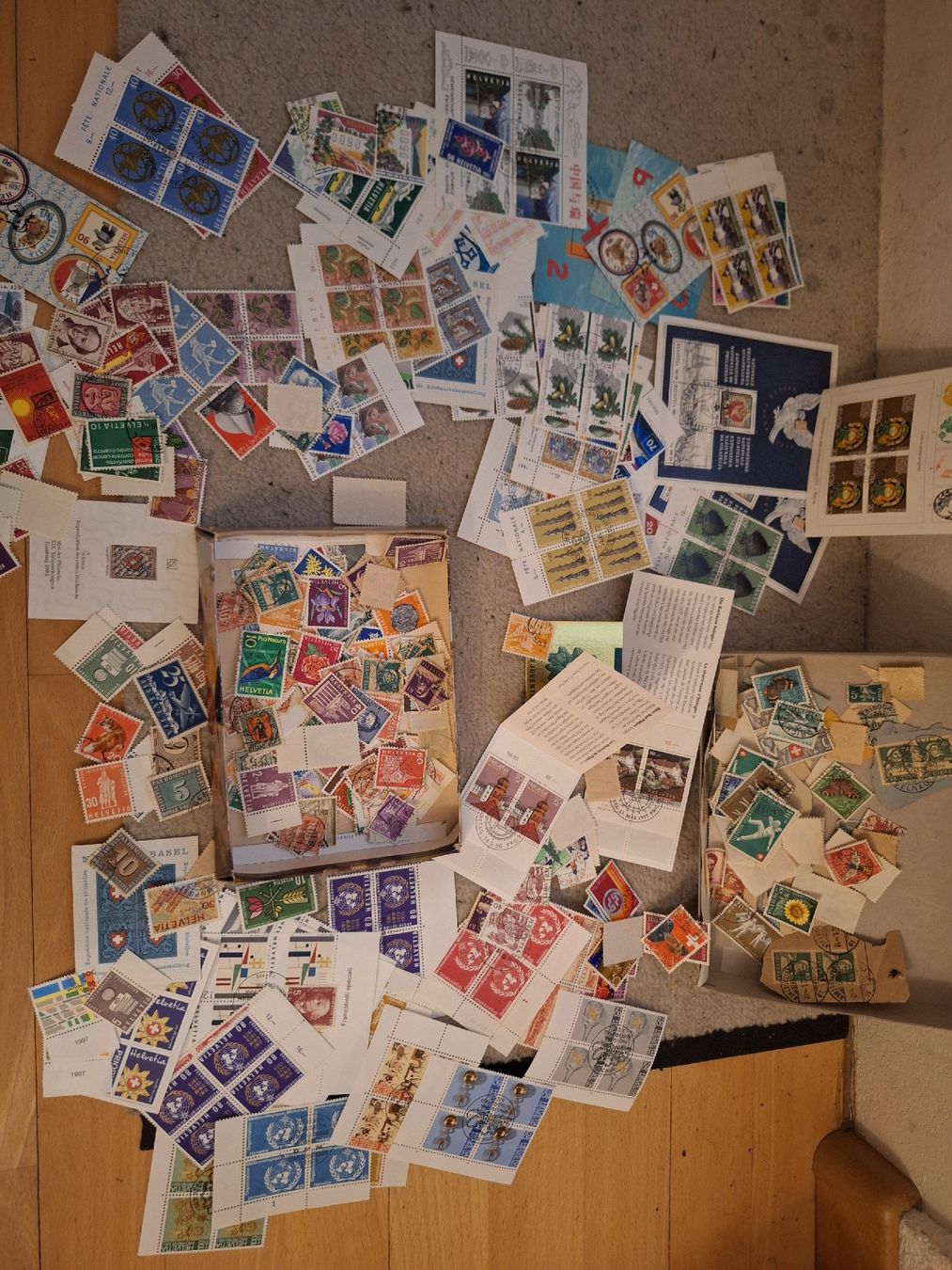 Grosse Briefmarkensammlung schweiz ab Pax und mehr 90 (Gebraucht) in ...