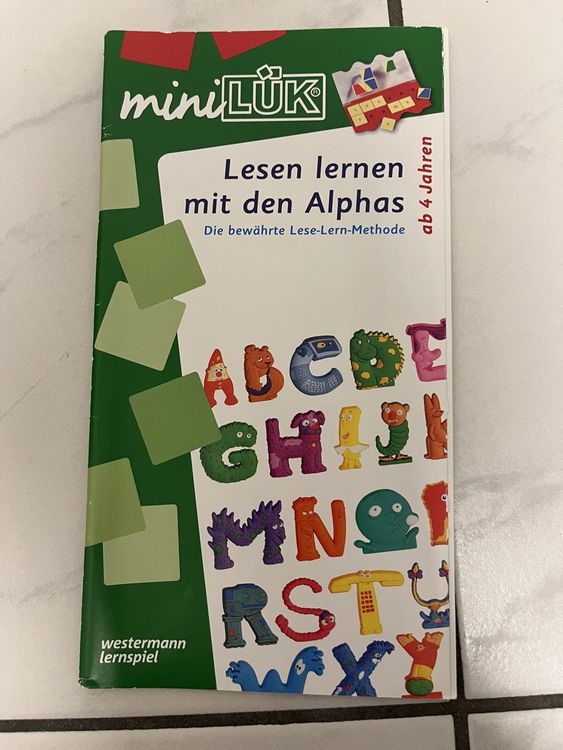 Mini LÜK "Lesen lernen mit den Alphas" ab 4 Jahren! (Gebraucht) in ...
