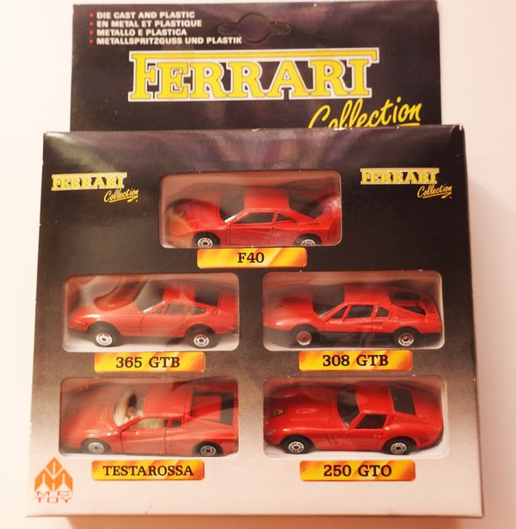 Ferrari Collection 5 Druckguss/Kunststoff MC TOY 1:64 (Neu und ...