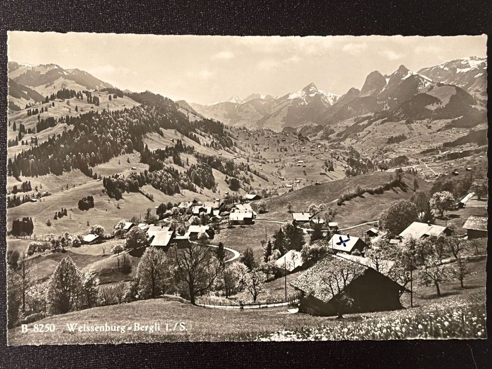 Alte Postkarte Weissenburg- Bergli I. Simmental | Kaufen auf Ricardo