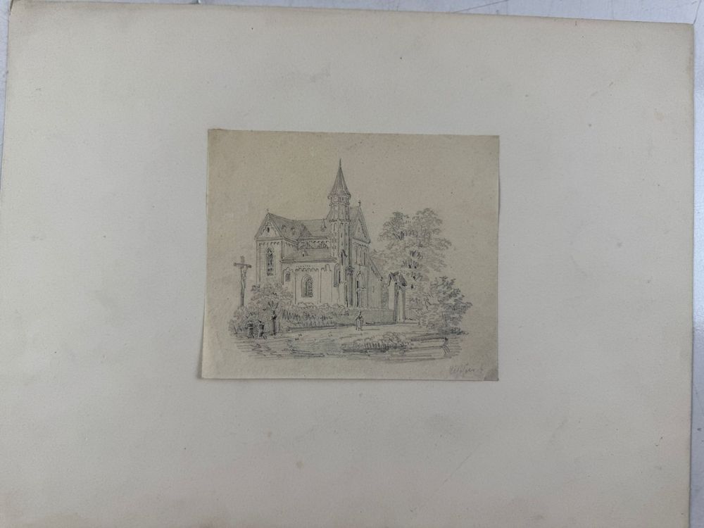 Sehr Alte Zeichnung unleserlich Signiert (Gebraucht) in Neuhausen am Rheinfall für CHF 10 – mit ...