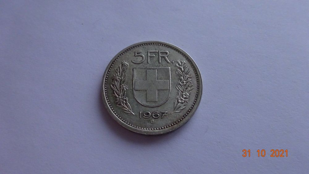 5 Fr 1967 Variante 3 Sterne vor Gesicht | Kaufen auf Ricardo