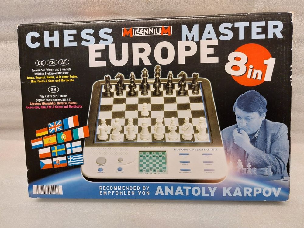 CHESS MASTER Europe 8 in 1 - Anatoly Karpov (Gebraucht) in Pambio ...